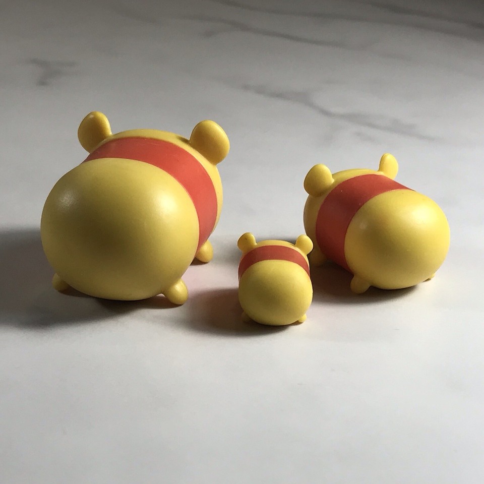 DISNEY TSUM TSUM STACK EM' WINNIE THE POOH VINYL FIGURINES COMPLETE SET ...