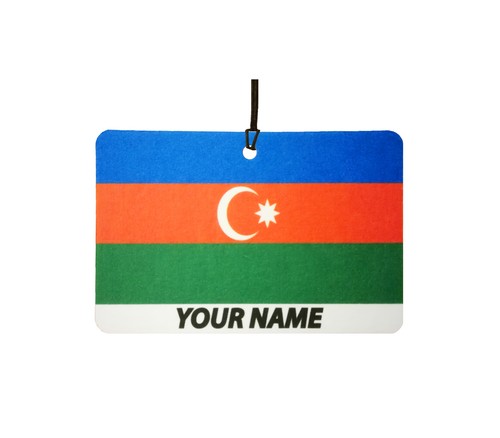 Azerbaijan Flag Custom Car Air Freshener | eBay Australia