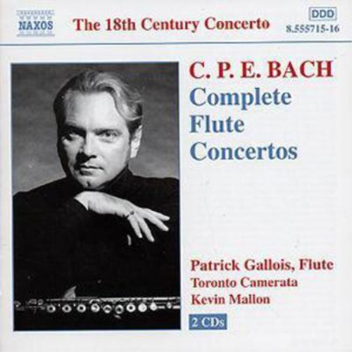 Carl Philipp Emanuel Bac Flute Concertos (Mallon, Toronto Camerata ...