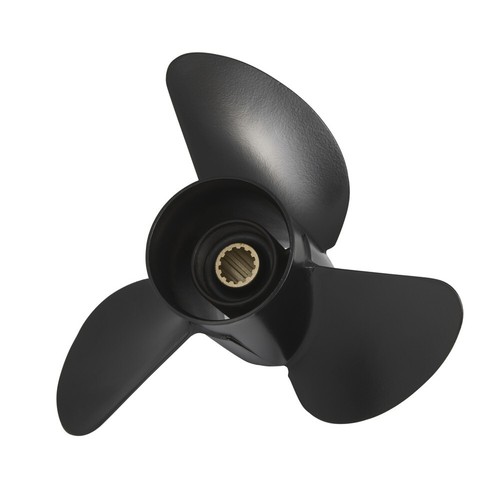 10 1/4 x 15 YBS Black Stainless Boat Outboard Propeller for Yamaha 40 ...