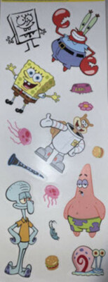 SPONGEBOB SQUAREPANTS PATRICK & friends wall stickers 14 room decals ...
