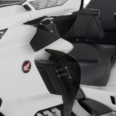 SHOW CHROME Lower Wind Deflectors - Black - GL 1800 52-934LBK | eBay