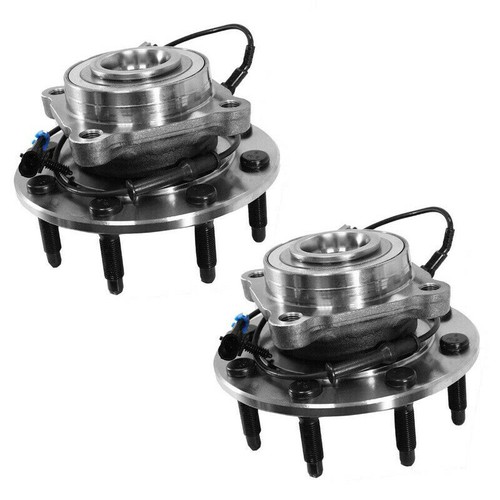 2 Front Wheel Bearing Hub Assembly for Sierra Silverado Suburban 8Lug ...