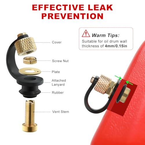 Fuel Gas Can Vent Caps Fuel Gas Tank Vent Caps Gas Can Replacement Vent ...