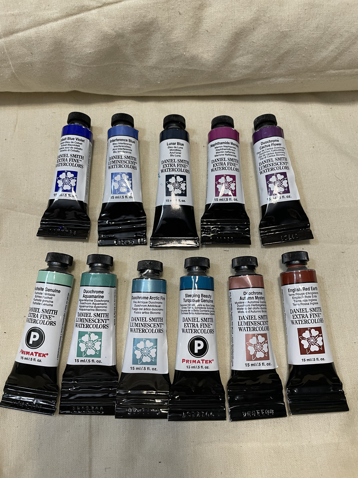 Daniel Smith Watercolour 15ml tubes X 10 used + 1 new | eBay UK