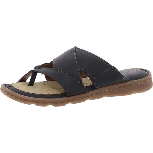 Born Womens Sorja II Black Toe Loop Thong Sandals 6 Medium (B,M) BHFO ...