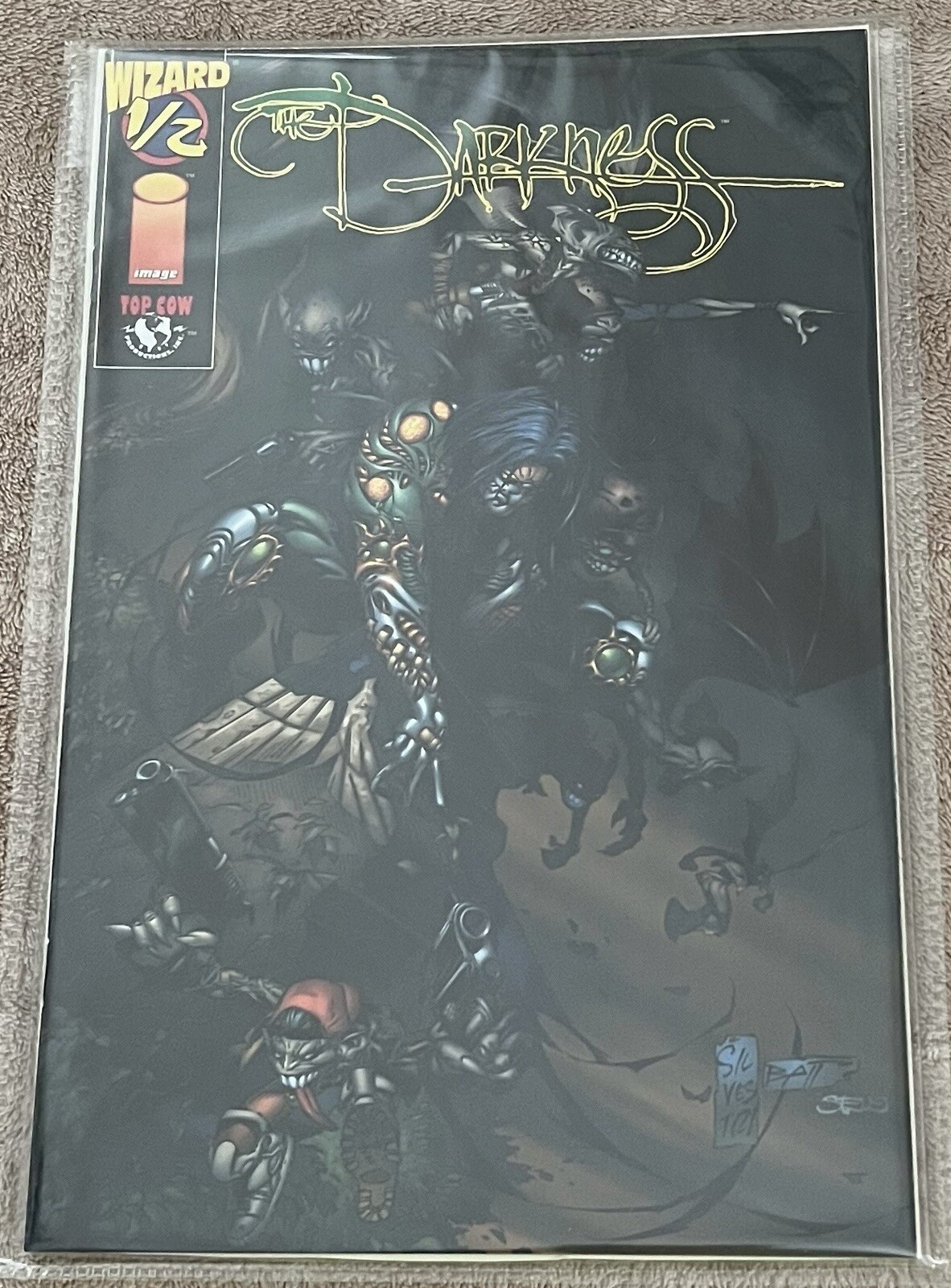 1996 The Darkness #1/2 Wizard-Top Cow Wizard mail-away Exclusive w/COA ...