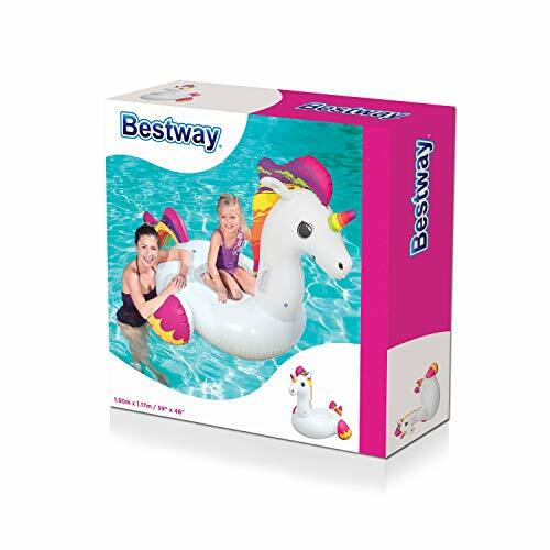 BESTWAY FANTASY UNICORN RIDER POOL FLOAT RIDE ON1.5M x 1.17M 4114 AGES ...