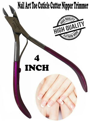 Stainless Steel Cuticle Nipper Dead Skin Cutter Nail Art Clipper ...
