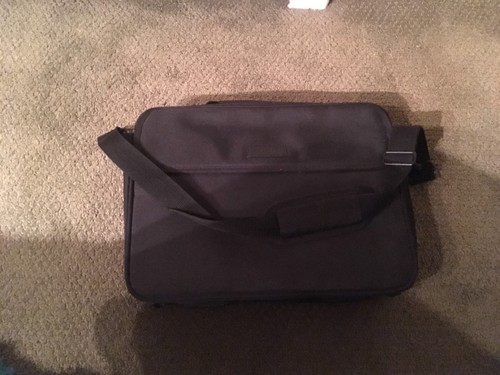 COMPAQ Laptop Bag Case Notebook PC Messenger Travel Fits Nylon Black | eBay