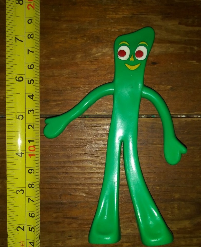 Gumby kids childrens toy figurine toy reteo cartoon characters | eBay