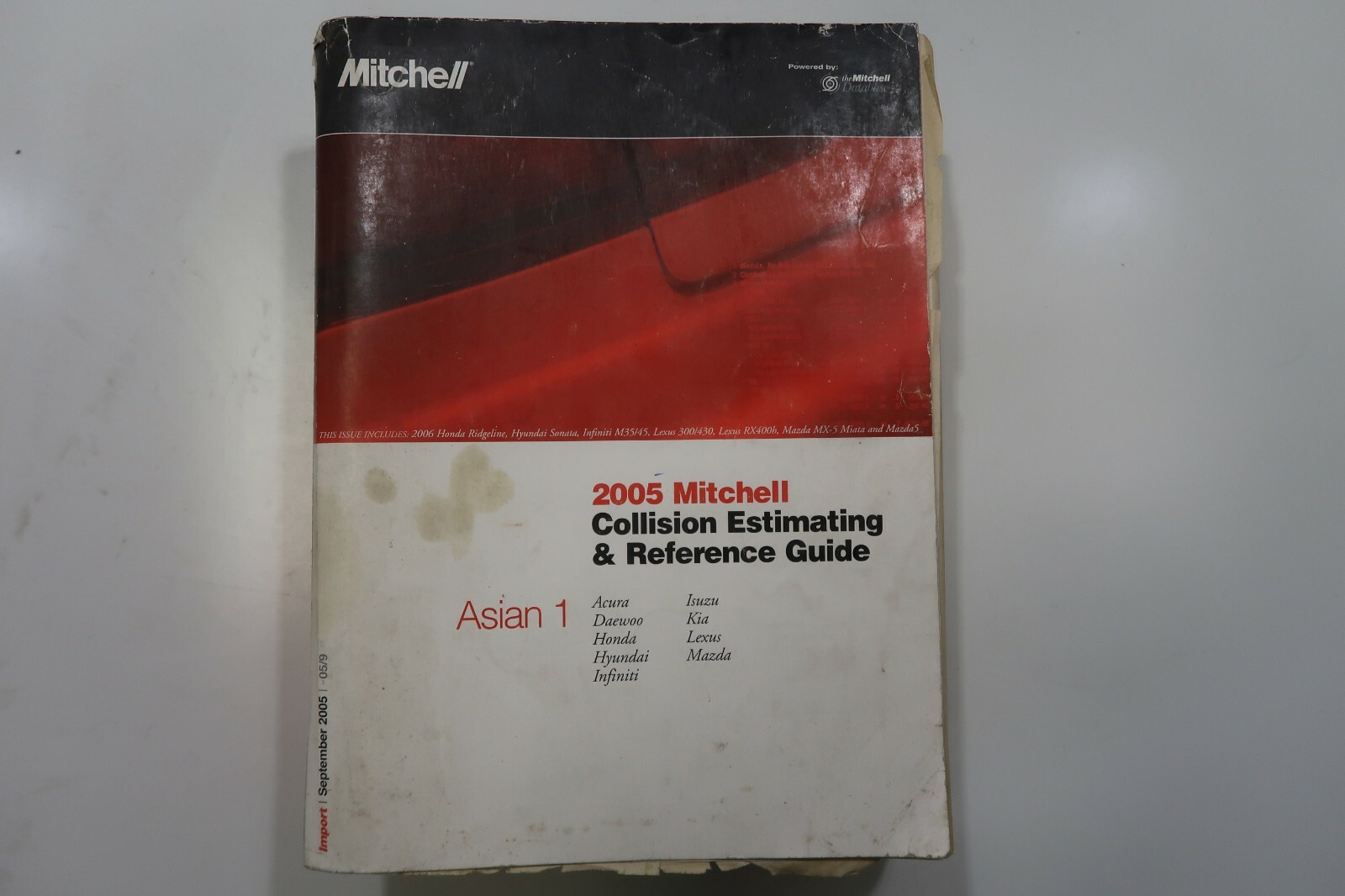2005 Mitchell Collision Estimating Guide Manual Asian Imports 1 ...