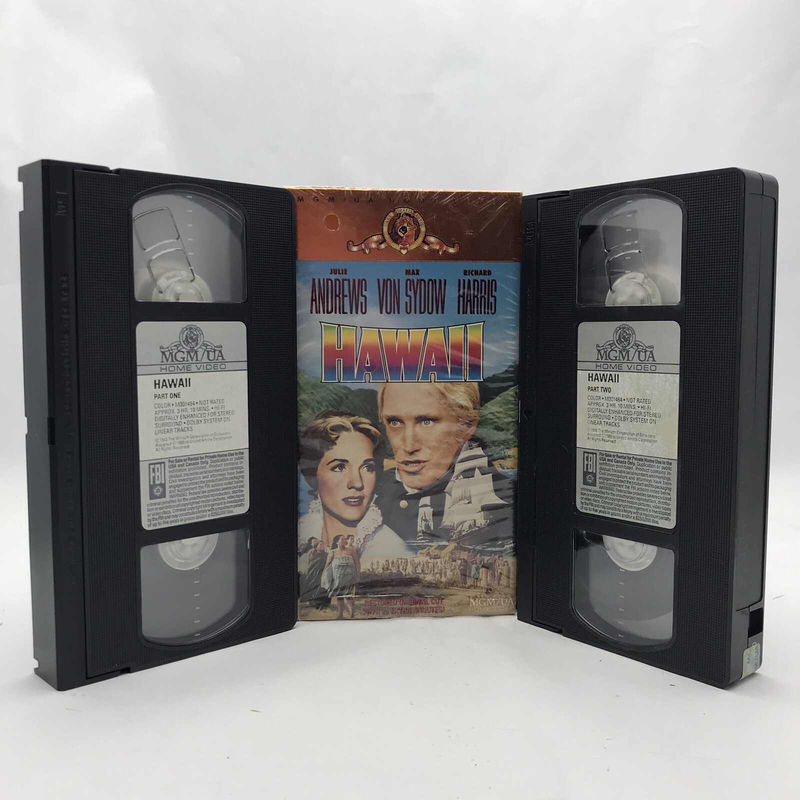 Hawaii 1966 VHS 1990 Julie Andrews Max Von Sydow | eBay