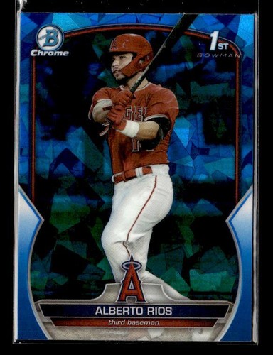 2023 Bowman Draft Sapphire Edition #BDC-168 Alberto Rios Los Angeles ...
