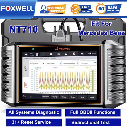 Bidirectional OBD2 Scanner for BENZ ECU Coding Code Reader All System ...