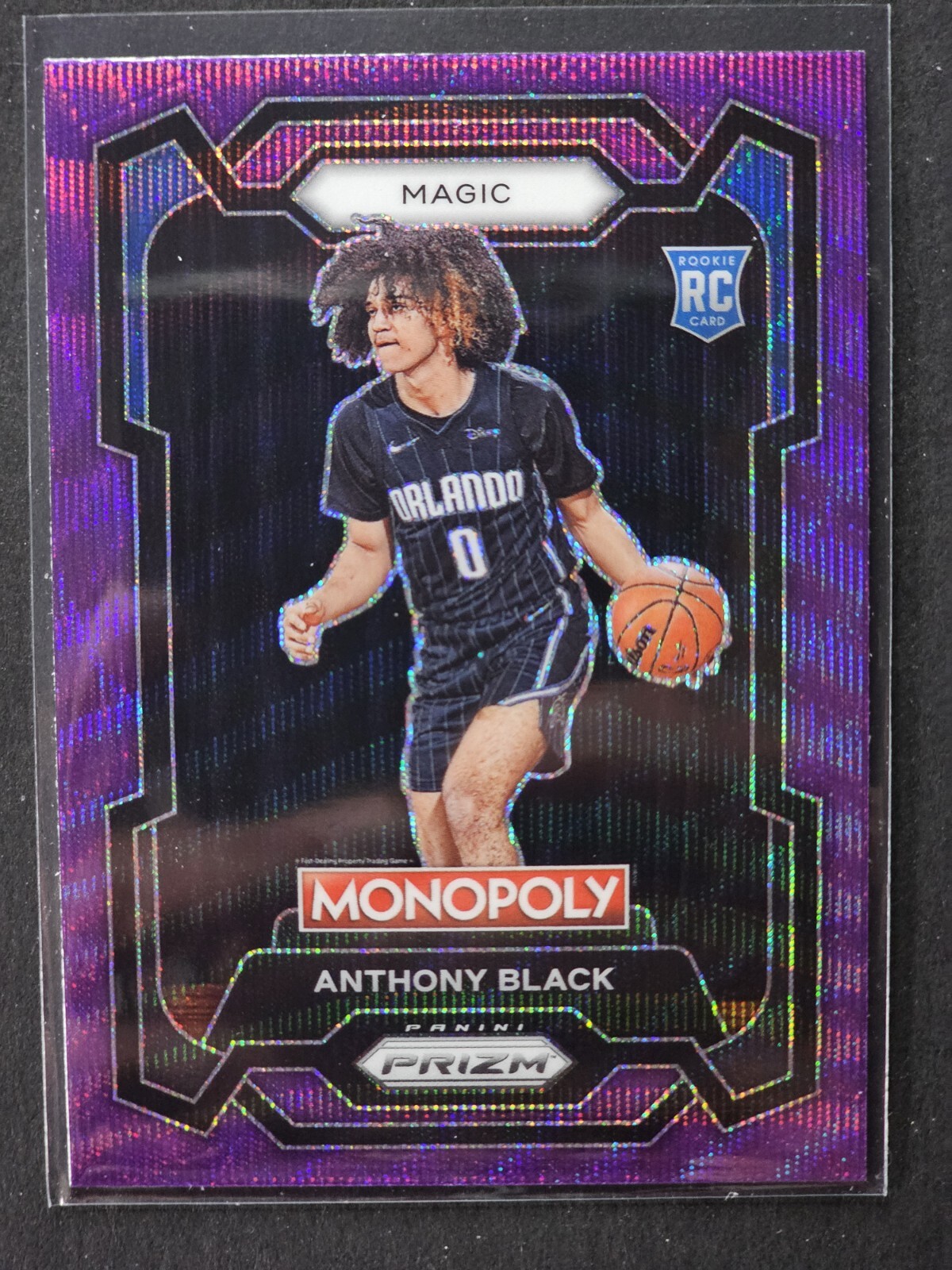 2023-24 Panini Prizm Monopoly - Purple Wave Prizm #66 Anthony Black (RC ...