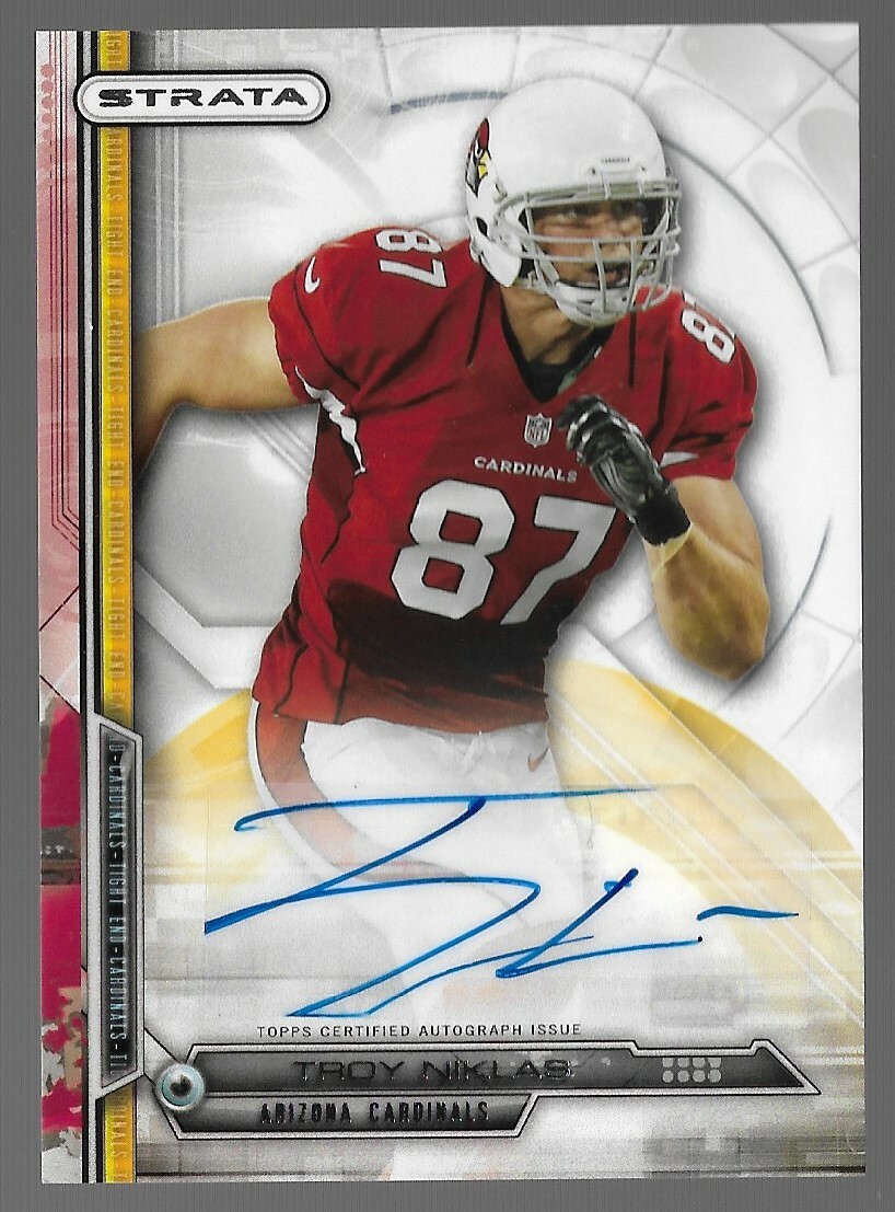 2014 Topps Strata - Rookie Autographs Troy Niklas #102 (AU, RC) for ...