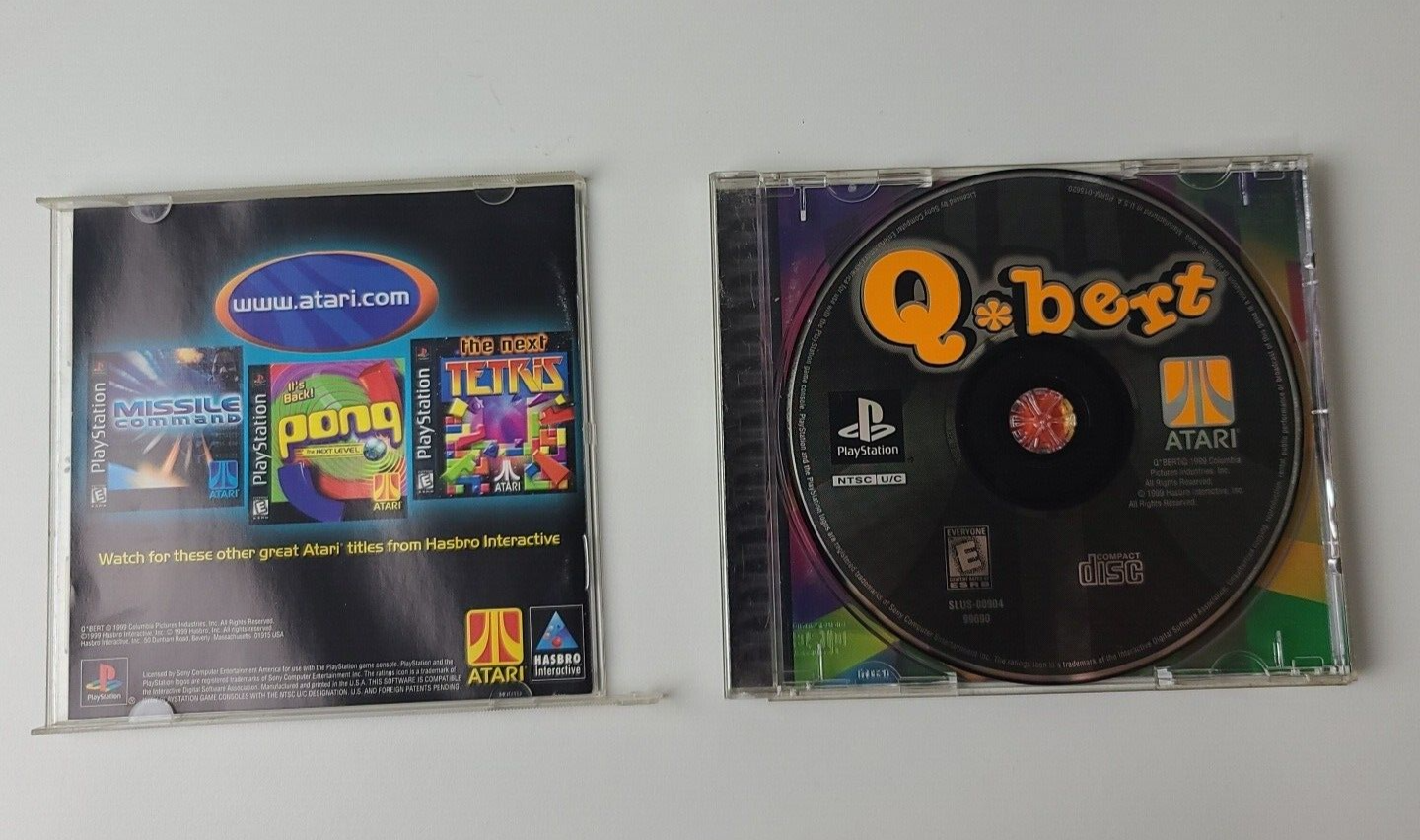 Qbert (Sony PlayStation 1, 1999) PS1 Complete Black Label 76930996904 ...