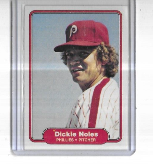 1982 Fleer #253 Dickie Noles Philadelphia Phillies | eBay