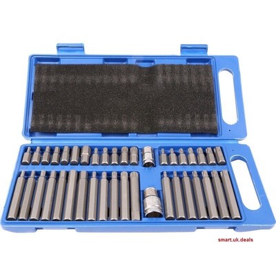 Draper TX-STAR Hexagon Torx & Spline Mechanic's Bit Set 40pcs Hardened ...