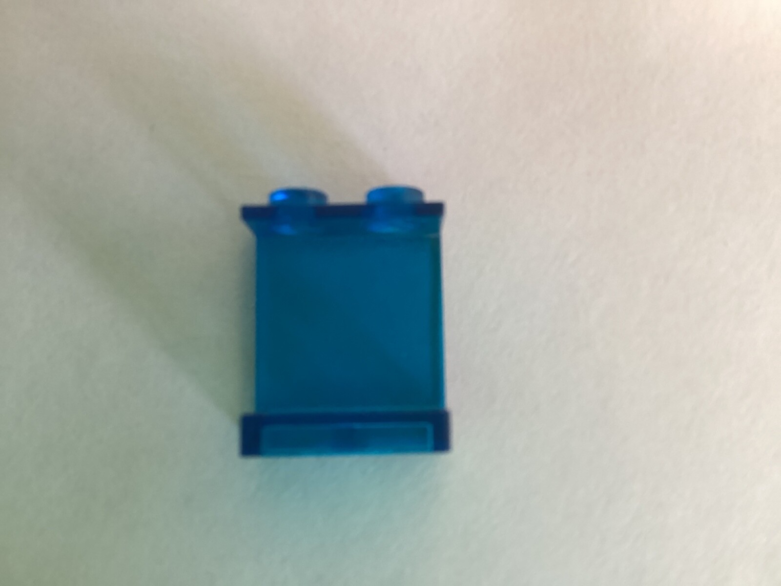 LEGO Parts 87544 (1 piece)) Panel 1 x 2 x 3 w Side Supports Trans Blue ...