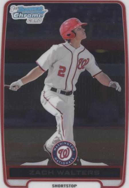 2012 Bowman - Chrome Prospects Zach Walters #BCP41 (RC) for sale online ...