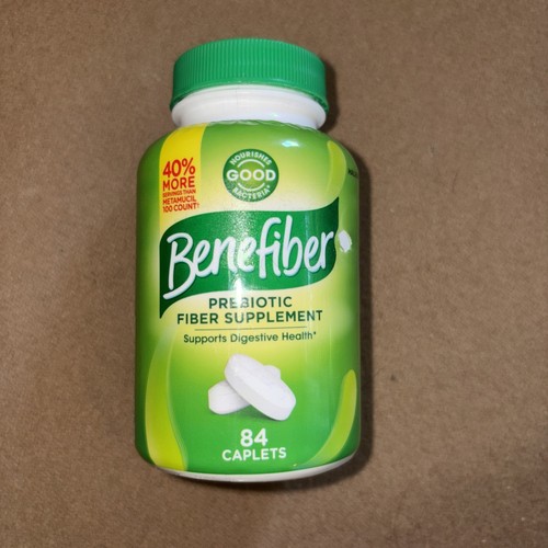Benefiber Prebiotic Fiber Supplement Caplets 84ct EXP 2/27 Sealed | eBay