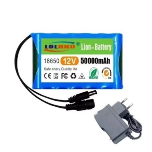 Rechargeable battery for MP3/MP4 players, 12V 50000mAh li-ion battery ...