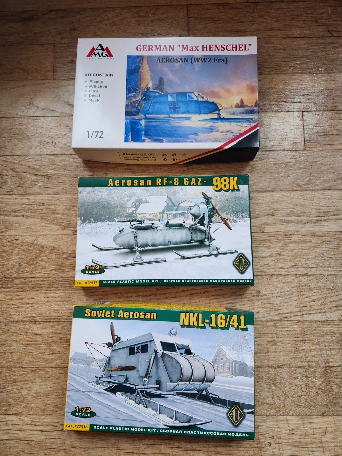 AEROSAN Model Kits - Multiple by AMG and ACE 1:72 scale | eBay