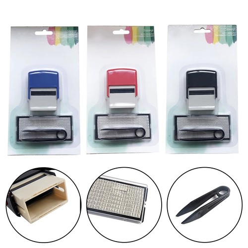 Rubber Stamp Kit Lightweight Compact Numeric Alphabet Automatic Inking ...