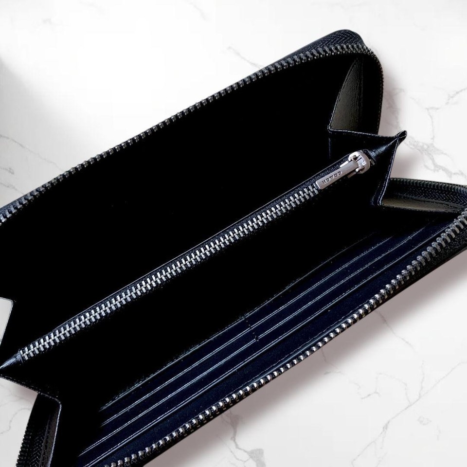 Extremely Beautiful Item COACH Simple C Logo Long Wallet for Men and ...
