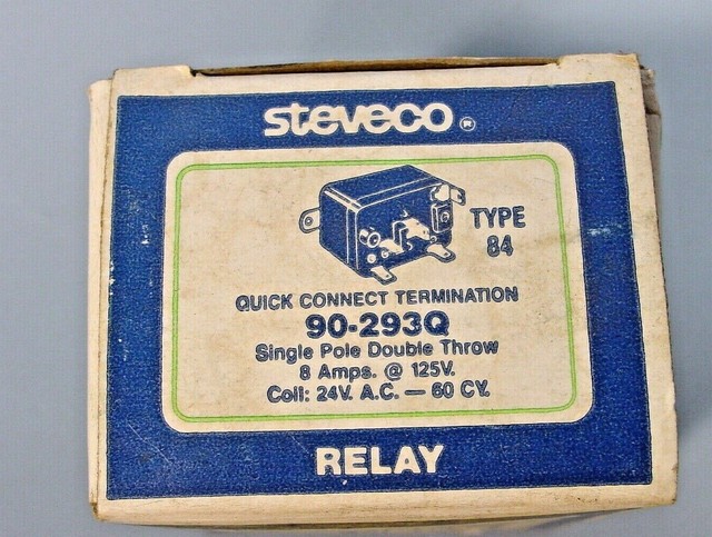 Steveco RBM Type 84 Quick Connect Term. 90-293q Relay for sale online ...