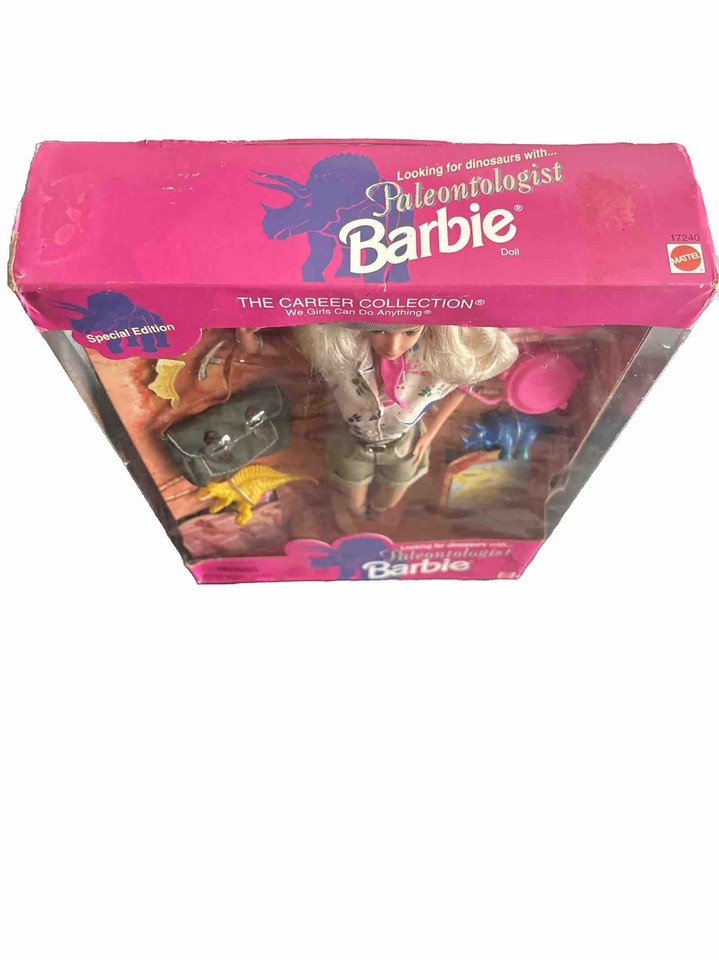1996 Paleontologist Barbie Doll The Career Collection #17240 90’s See ...
