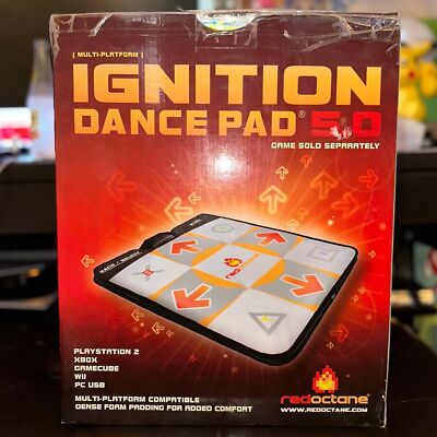 NiB RedOctane Ignition Foam Game Dance Mat Pad 5.0 PS2 XBOX GAMECUBE ...