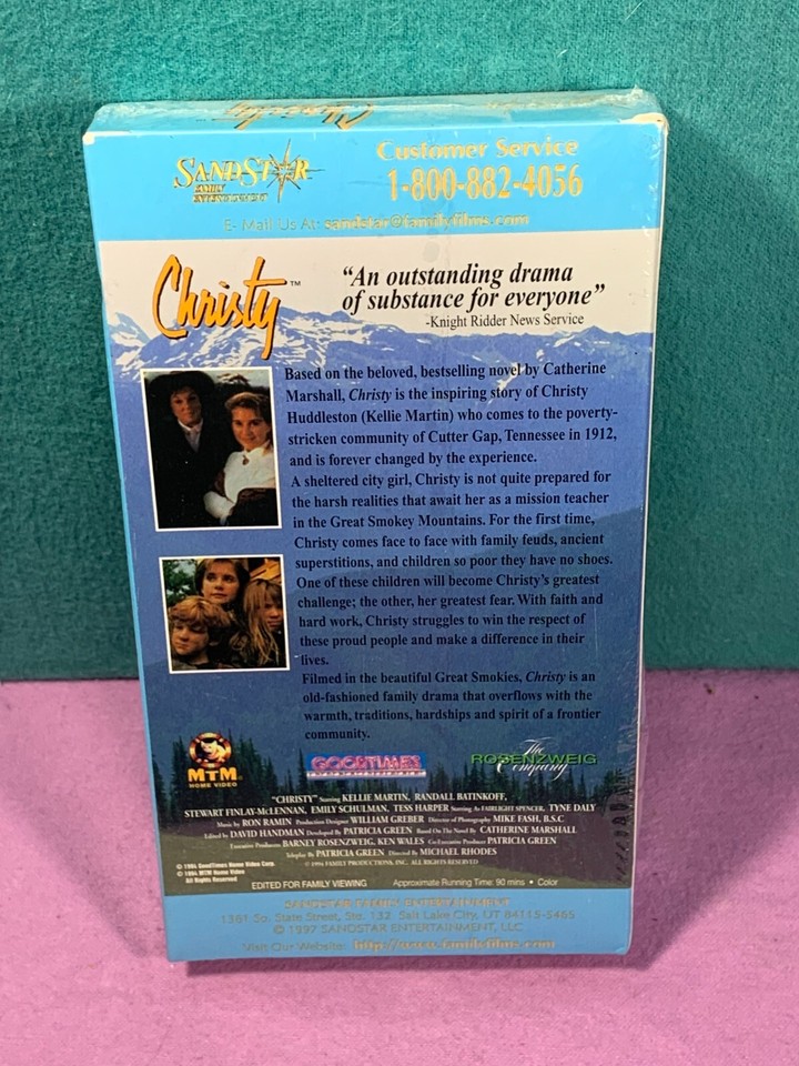 Christy VHS 1994 Kellie Martin (NEW, SEALED, FREE SHIPPING) | eBay