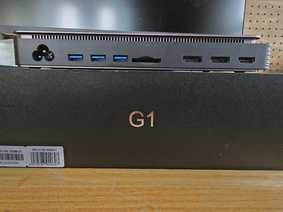 GPD G1 GPD G1 AMD Radeon RX 7600M XT 8GB GDDR6 External GPU Tested | eBay