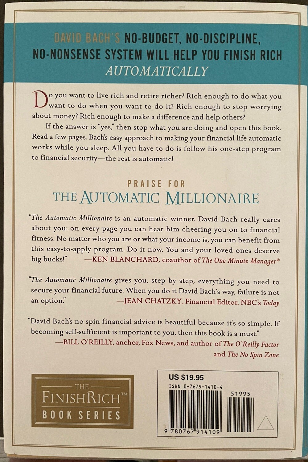 The Automatic Millionaire : A Powerful One-Step Plan to Live and Finish ...