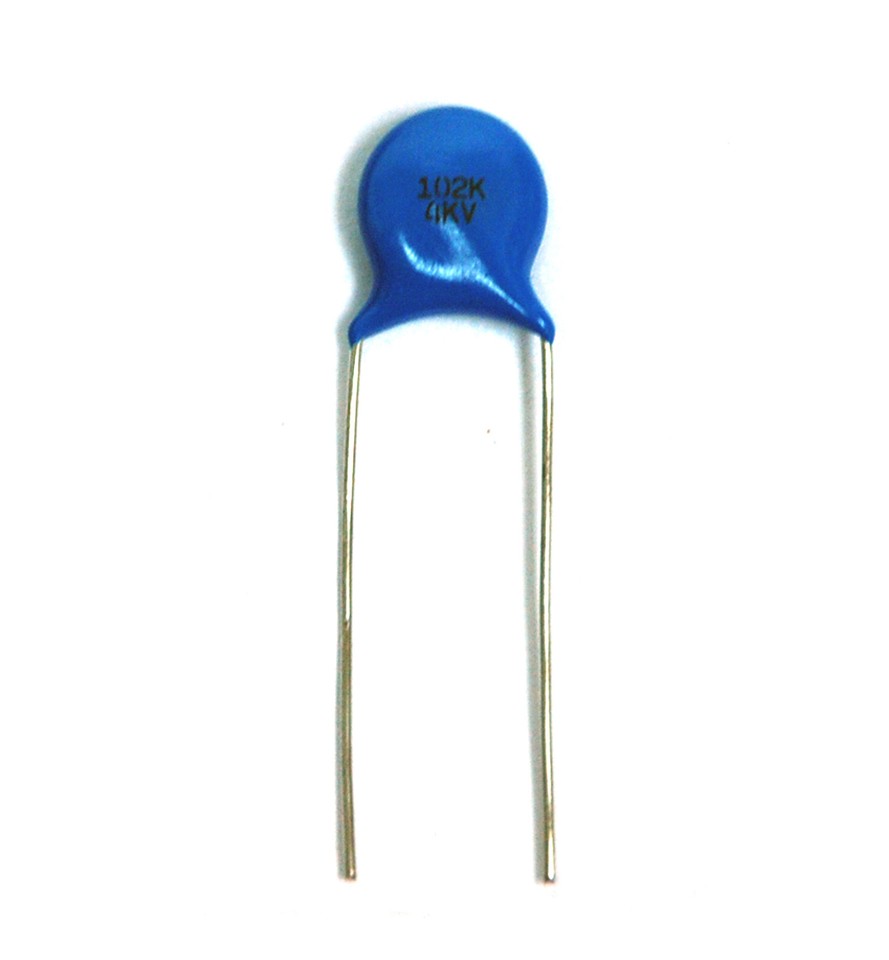 25pc Disc Ceramic Capacitor 102K 4KV 1000pF 0.001uF Y5P ±10% -30°C~+85 ...