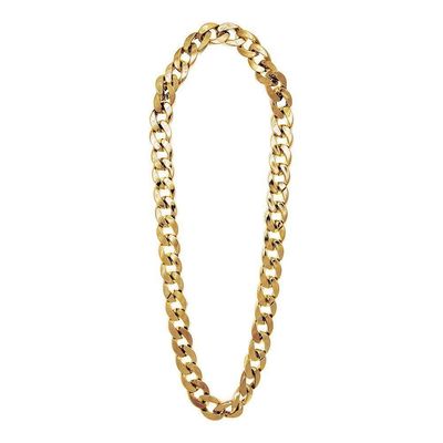 Chunky Gold Gangster Pimp Necklace Dress Jewelery (Realistic Plastic ...