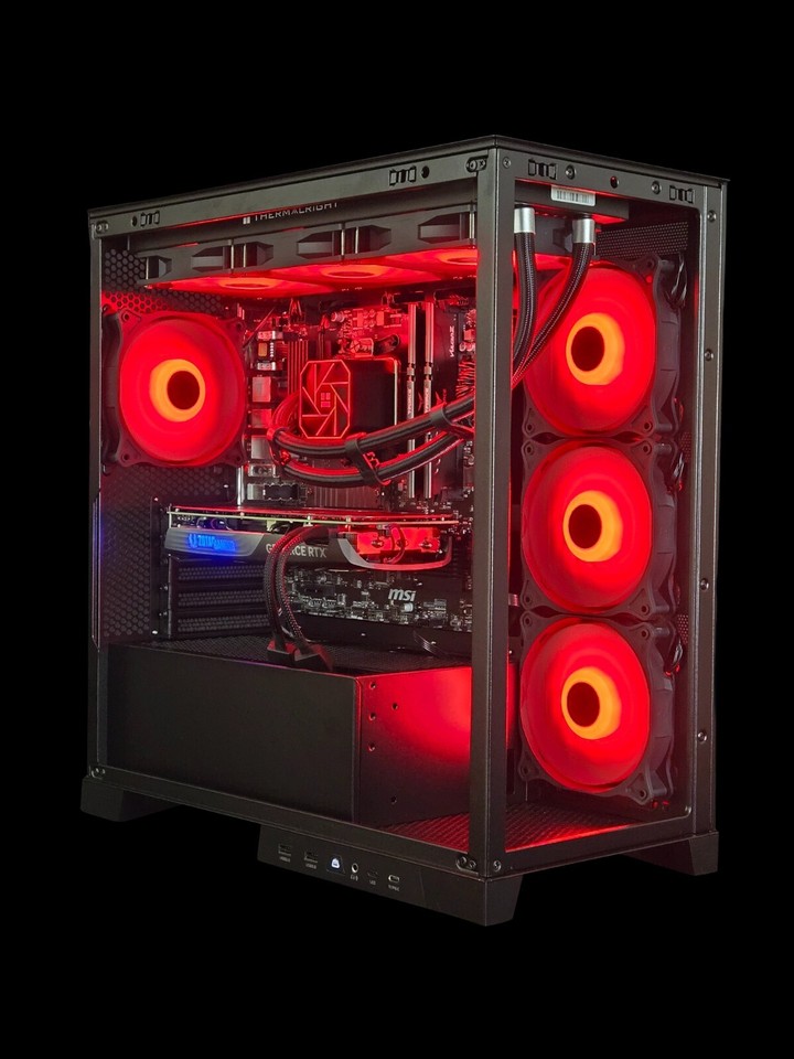 Clutch Computers Thunder Drum Gaming PC w/Ryzen 7 5700x/RTX 4070 Super ...