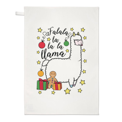 Fa Lala Lama Thé Serviette Plat Tissu - Drôle Noël | eBay
