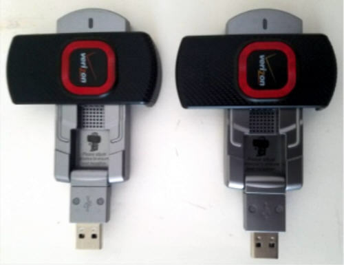 LOT of 2 VERIZON, PANTECH UML290VW UML290 USB BROADBAND MODEM AIRCARD ...