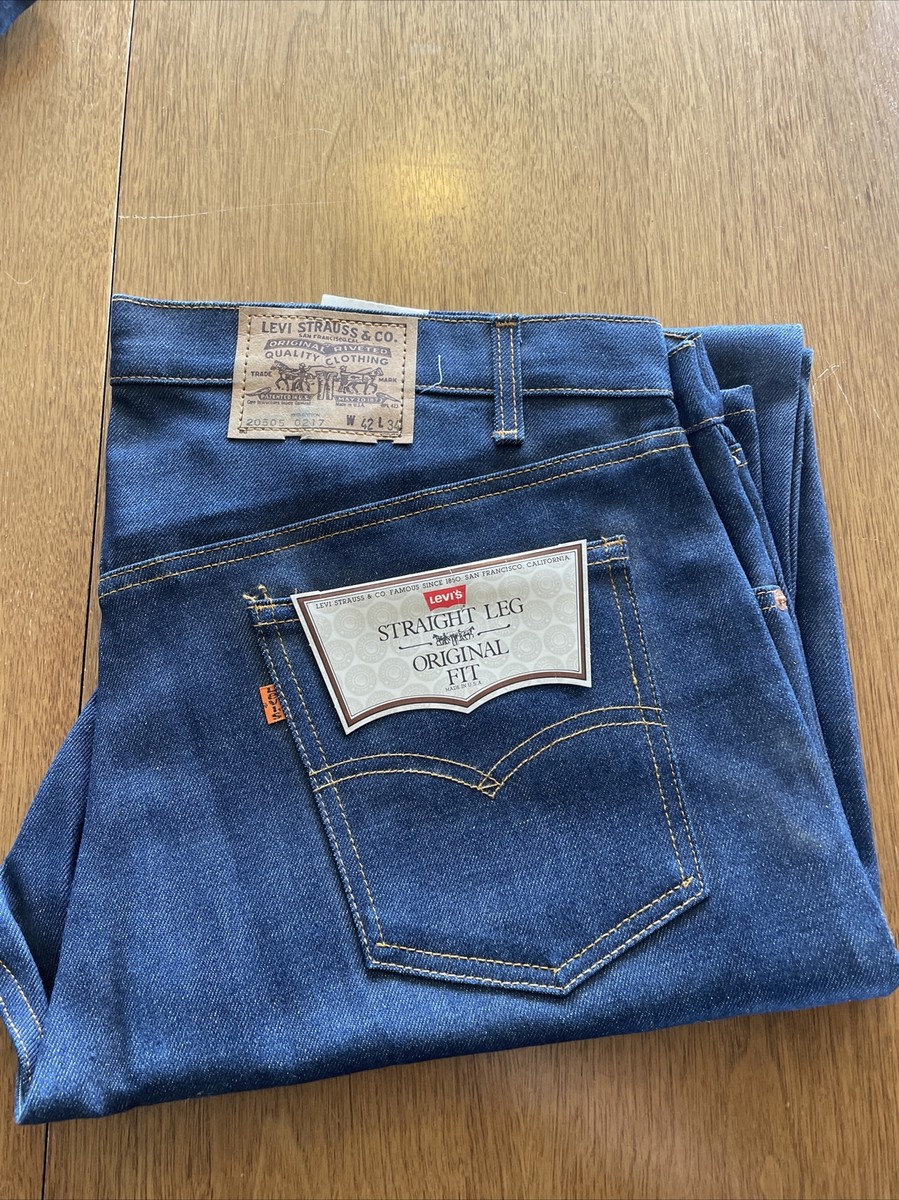 Men's Levi's Jeans 42 X 34 Vintage Made In The Usa Straight Men's Levi's Jeans 42 X 34 Vintage Made In The Usa Straight