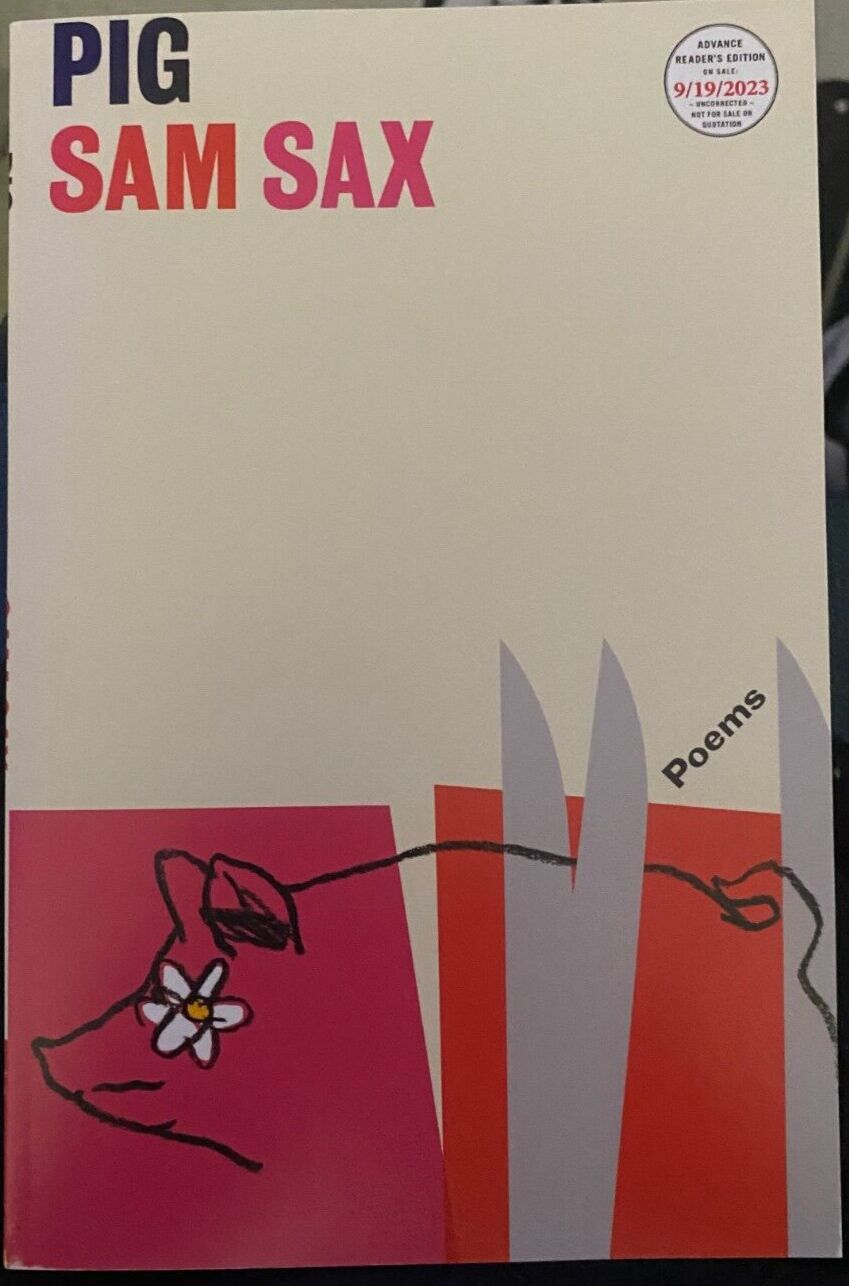 Pig by Sam Sax (Advance Reading Copy 2023 Paperback) | eBay