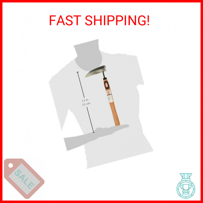 Japanese Weeding Sickle Very Sharp Edge Quick Work (Full Size) | eBay