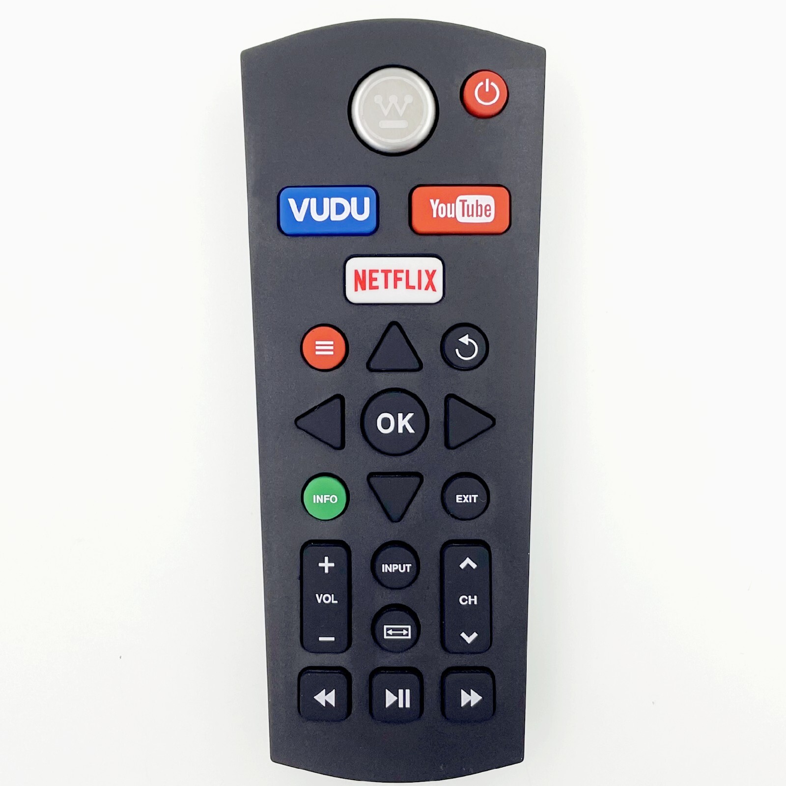 Westinghouse W TV Remote Control WD60MB2240 WD65MC2400 With VUDU ...