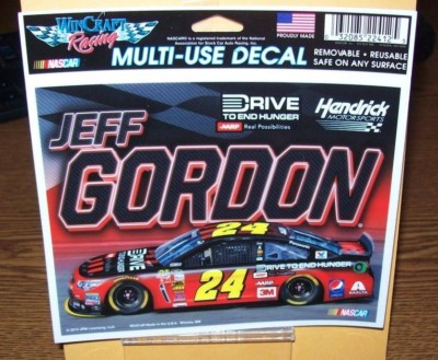JEFF GORDON #24 AARP 2015 WINCRAFT MULTI-USE 5X6 DECAL STICKER | eBay