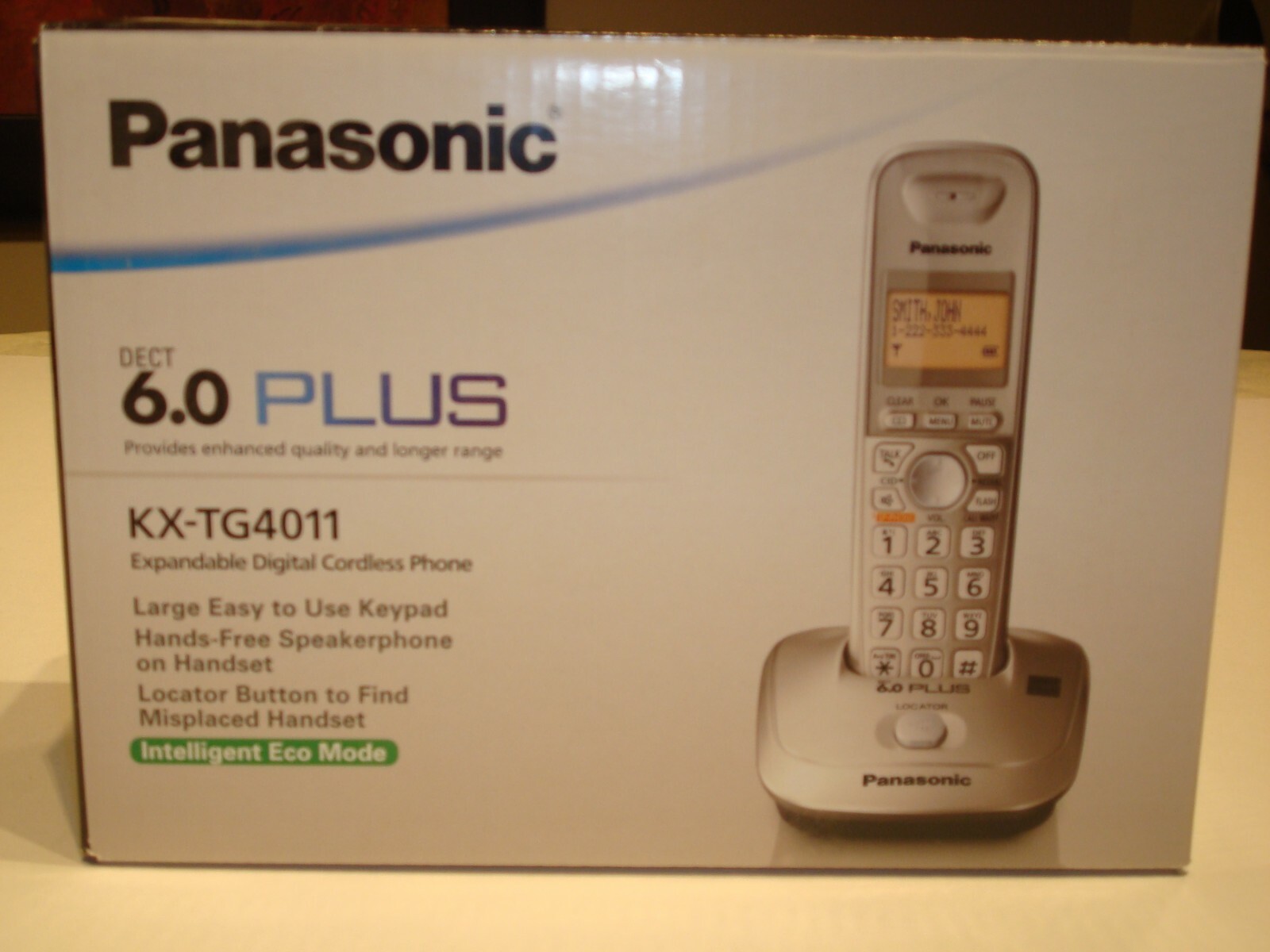 Panasonic Dect 6.0 Plus KX-TG4011 Digital Cordless Phone 777782018508| eBay