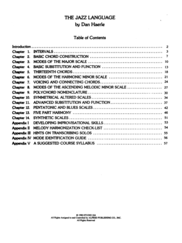 The Jazz Language-BOOK-A Theory Text for Jazz Composition and ...