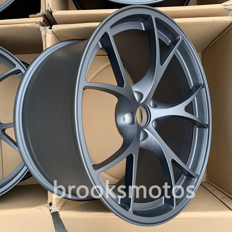 FOR ALFA ROMEO GIULIA 18" SATIN GUNMETAL FORGED WHEELS RIMS 18X7.5 SET ...